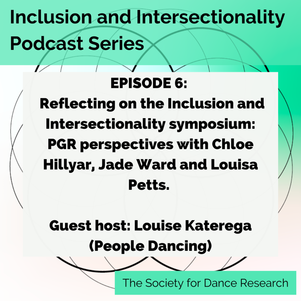 Inclusion & Intersectionality Podcast | Society for Dance Research